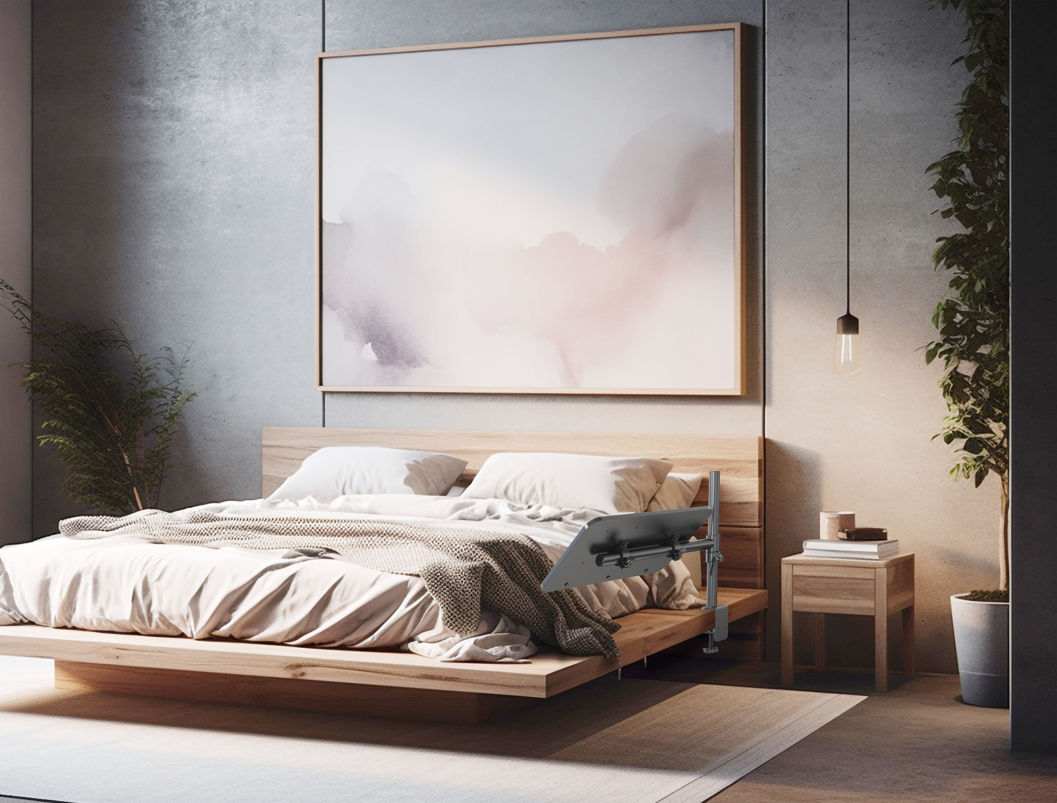 【瑞米 Raymii】VDA-11 多功能夾桌式床邊桌架 筆電托架 閱讀支架 書架 食譜架 平板支架 平板架 | 蝦皮購物