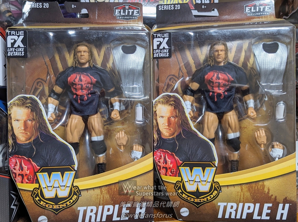 [美國瘋潮]正版WWE Triple H Legends Elite Figure HHH傳奇再現精華版人偶公仔代購 | 蝦皮購物