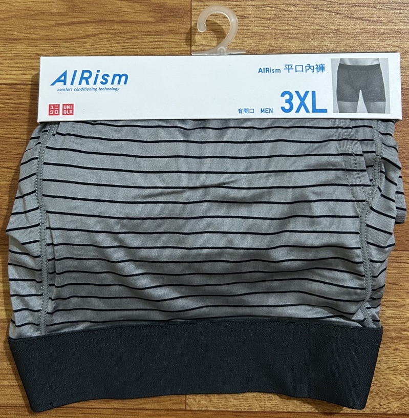 Uniqlo 優衣庫 男 XXL 3XL 大尺碼 AIRism 涼感 中腰 平口內褲 有開口 四角褲 內褲 2XL | 蝦皮購物
