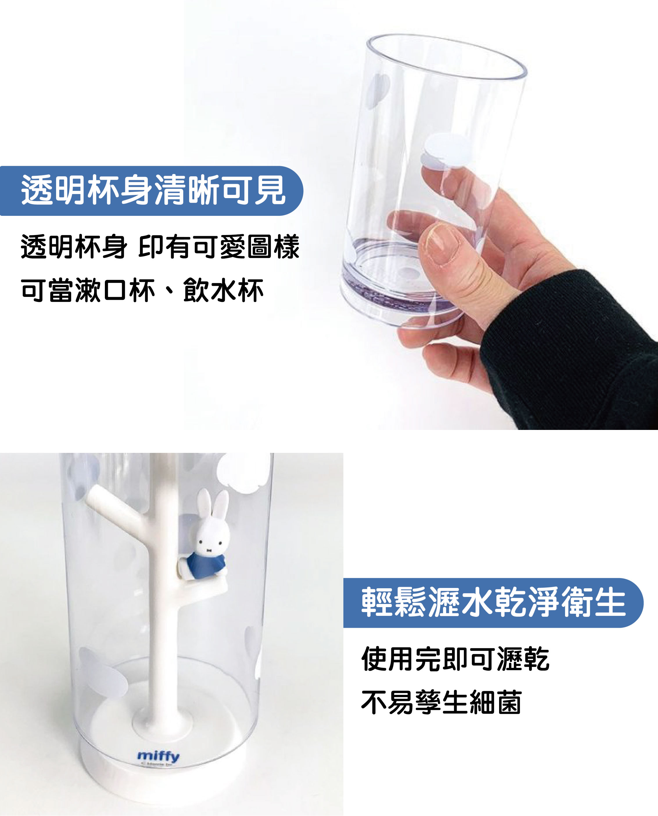 【Miffy X 日本正版Hashy】漱口杯組 miffy 漱口杯 洗漱杯 米菲兔 學習杯 盥洗用品 | 蝦皮購物