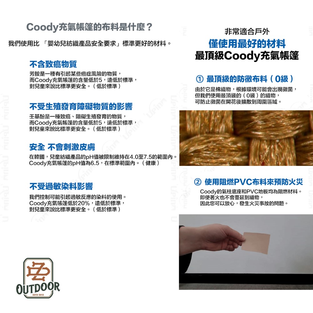Coody 限量 黑色 8.0/13.68/17.2㎡ 棉布充氣帳篷 充氣帳 【ZD】 露營 軍風 野營 帳篷 | 蝦皮購物