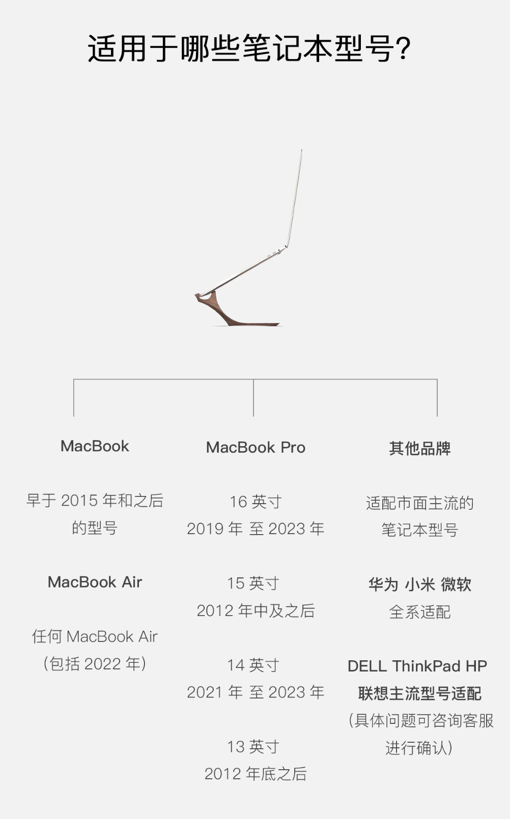 Loomma 蘋果 APPLE筆電支架 Macbook PRO 實木 增高 散熱 櫻桃木 白橡木 胡桃木 | 蝦皮購物