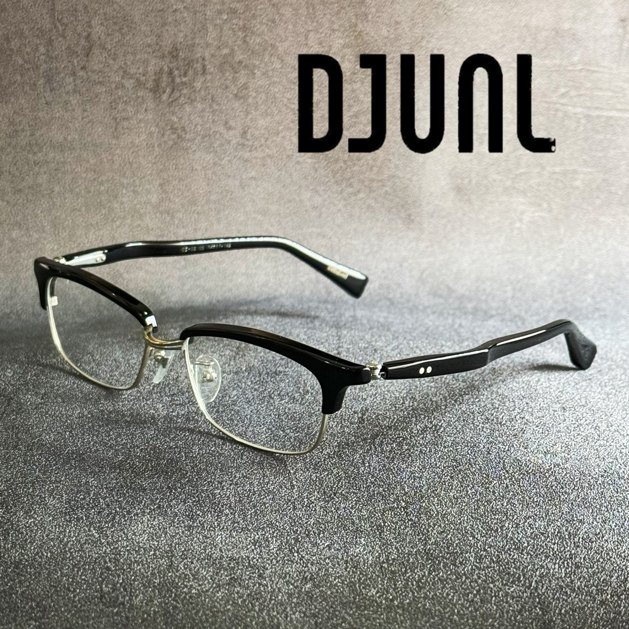 DJUAL 】日本賽璐璐｜東京都｜復刻手作藝術｜手工框出清｜黑色｜紳士眉框｜Z-02 00 | 蝦皮購物
