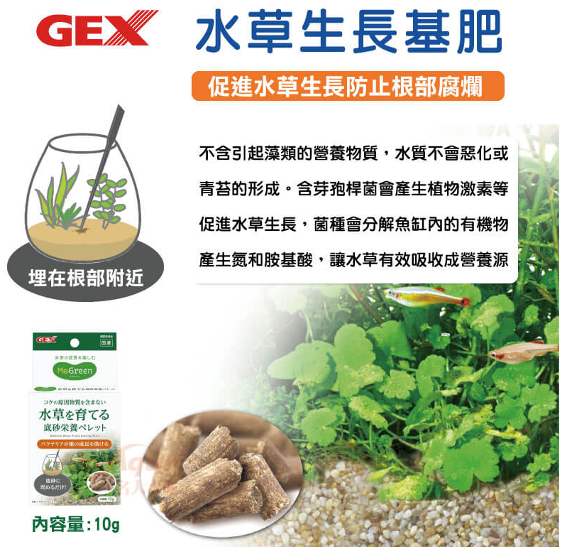 【樂魚寶】N-32 五味 GEX 水草生長基肥10g (盒) | 蝦皮購物