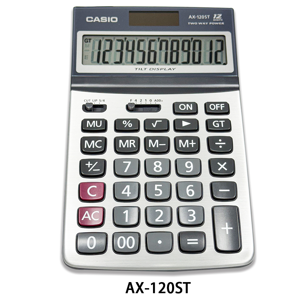 【WANgT】【CASIO 卡西歐】計算機 商務型計算機 12位數計算機 大顯示計算機 卡西歐計算機 AX-120ST | 蝦皮購物