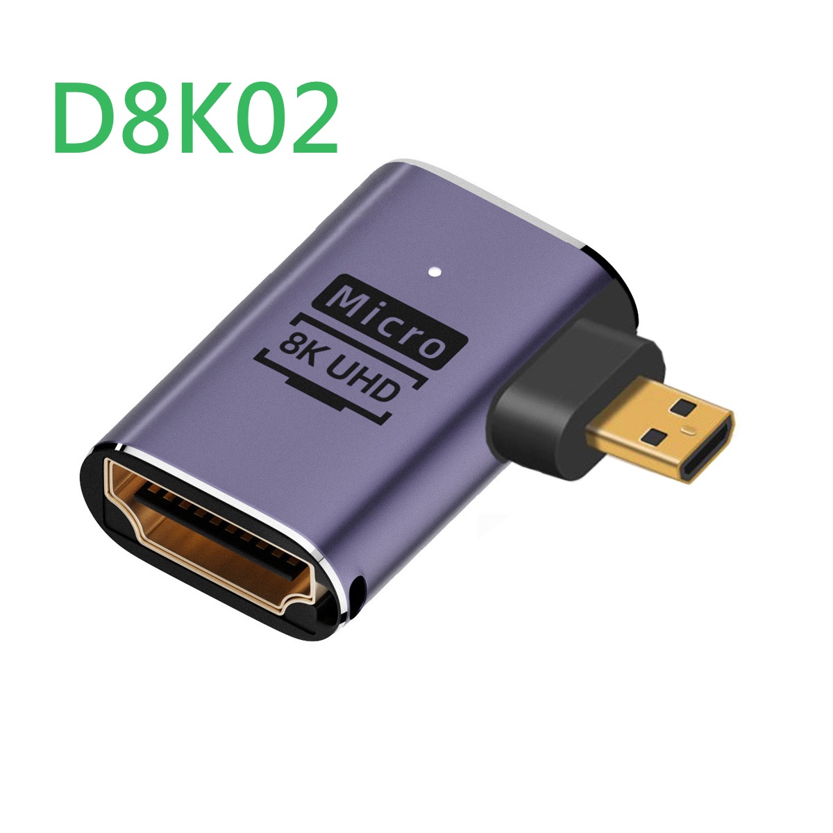 HD-023-D8K HDMI2.1 Micro HDMI公轉HDMI母 MicroHDMI轉接頭 8K60HZ | 蝦皮購物