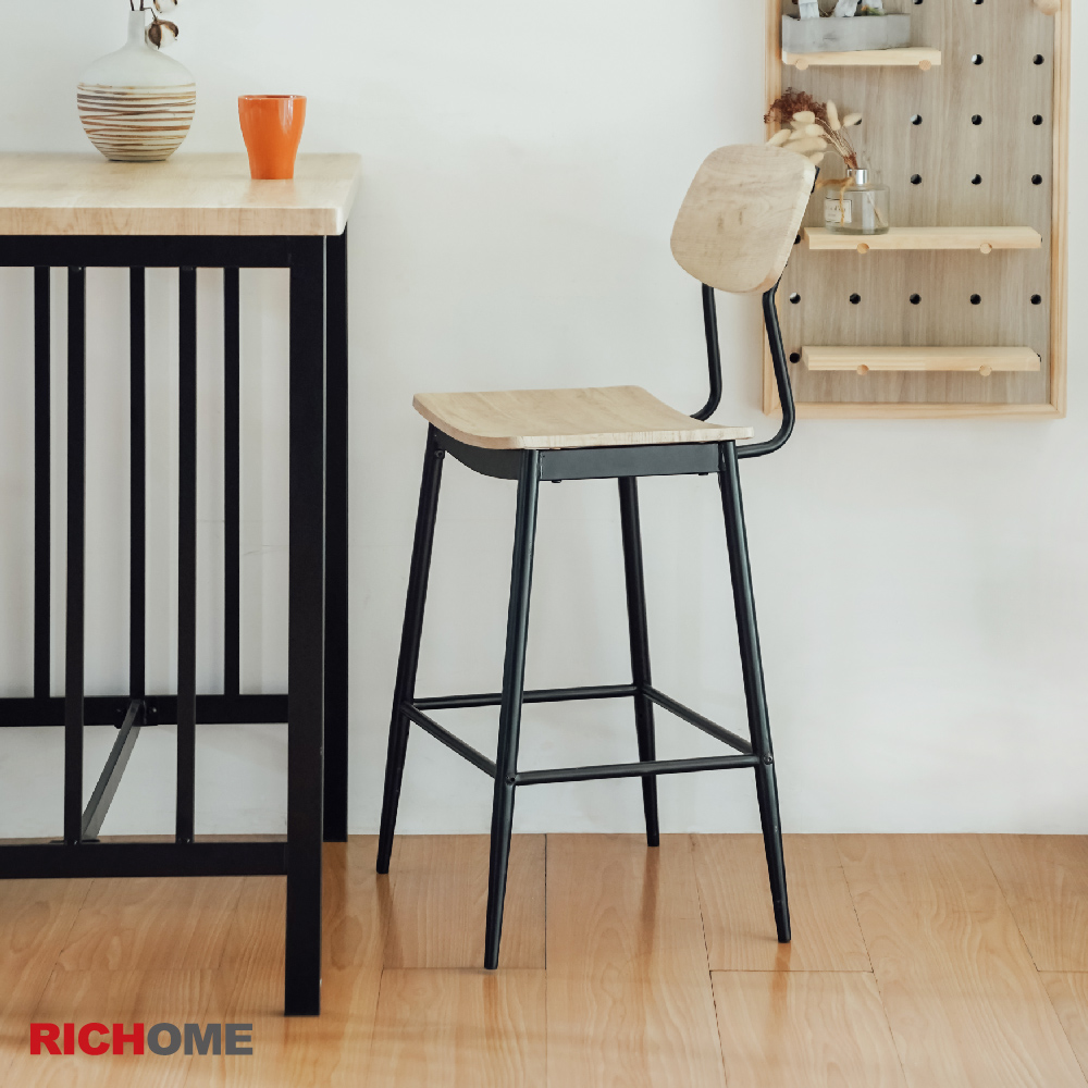 RICHOME 福利品 CH-1364 DE-312 工業風時尚吧台桌椅 桌椅組 吧檯 高腳 餐桌 餐椅 吧台 餐桌椅 | 蝦皮購物