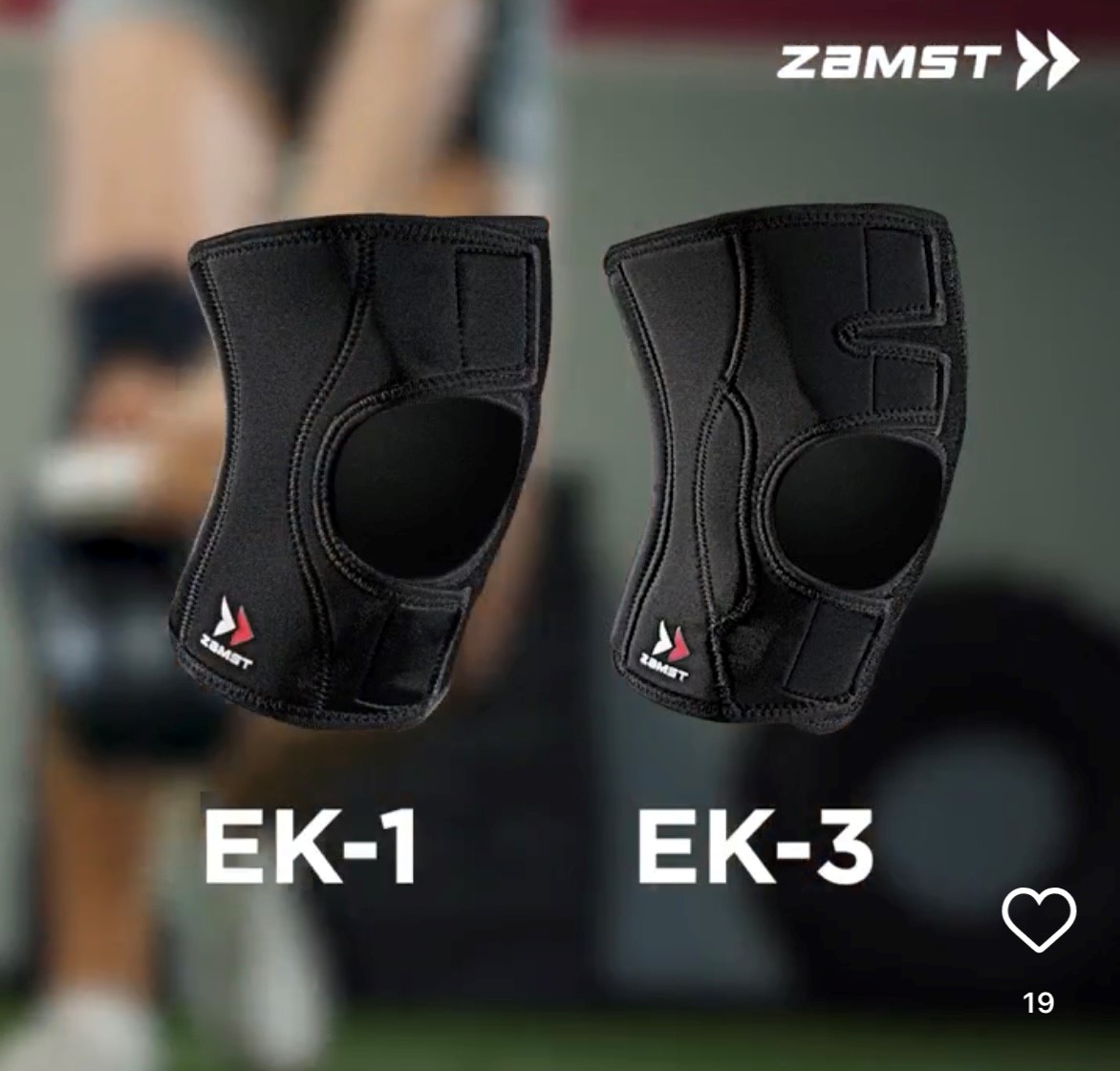 ZAMST EK-1 輕盈膝護具 護膝 | 蝦皮購物