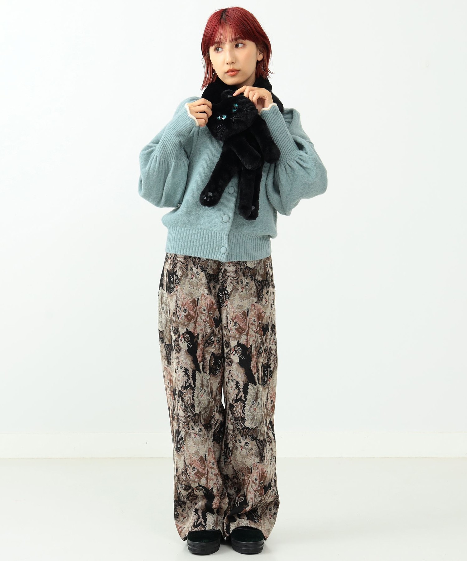 DoReFe | 部分預購 新款豹紋貓 日本中川翔子xBEAMS 爆可愛 貓奴必備 帶隻貓咪出門去萌翻貓咪圍巾 貓圍巾 | 蝦皮購物