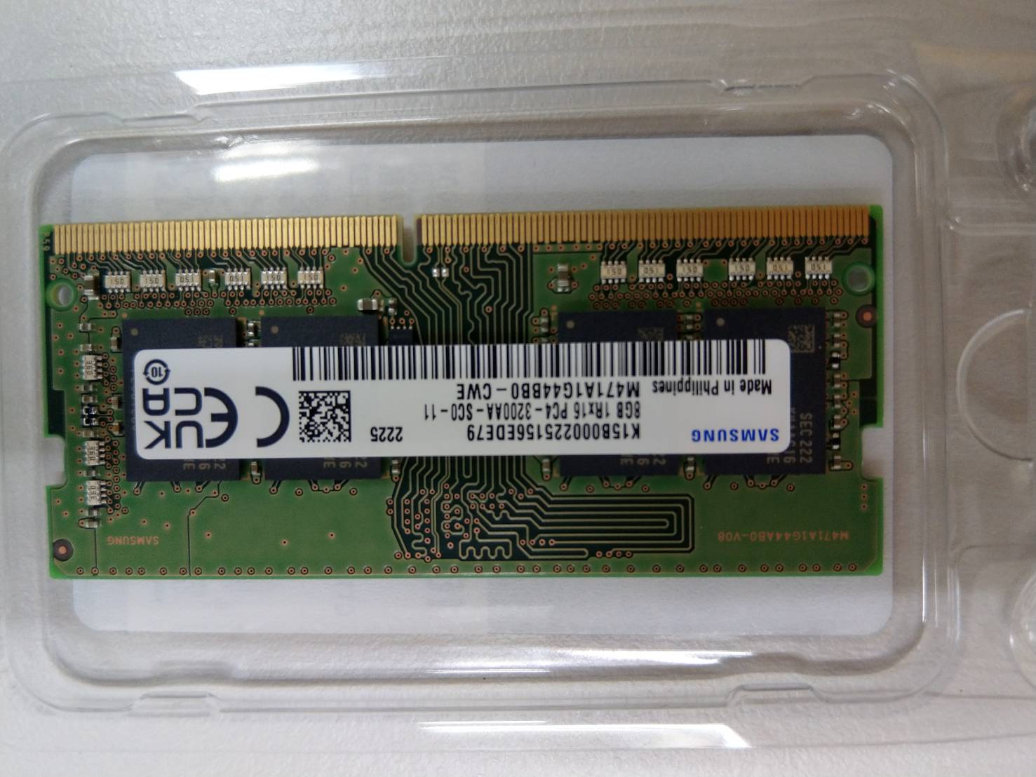 Samsung 8G DDR4 3200 NB RAM (M471A1K43EB1-CWE) Laptop筆電記憶體03 | 蝦皮購物