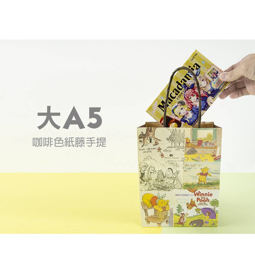 迪士尼 手提 紙袋 大 A5 共6款 SPBA-580 禮品 包裝 送禮 維尼 米奇 玩具 愛麗兒 公主 【金玉堂文具】 | 蝦皮購物