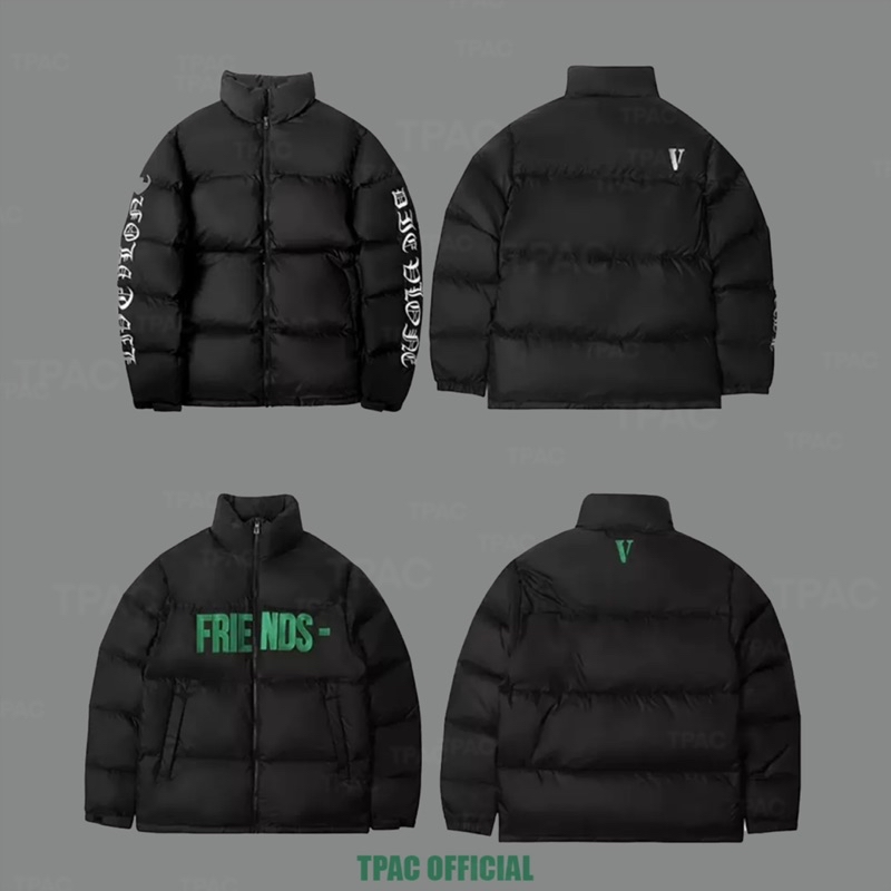 [TPAC] 🇺🇸 超限量 VLONE KNITTED PUFFER JACKET 刺繡羽絨夾克外套 | 蝦皮購物