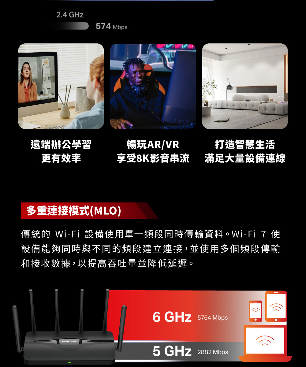 【TN STAR】Mercusys水星網路 MR47BE BE9300 Gigabit 三頻 Wi-Fi 7 路由器 | 蝦皮購物