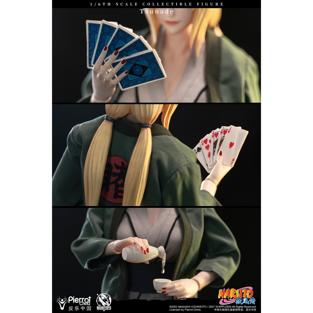 兩津[預購] ROCKETTOYS 1/6 ROC-009 綱手 鋼手 火影忍者疾風傳 火影 包膠 可動 公仔 0314 | 蝦皮購物