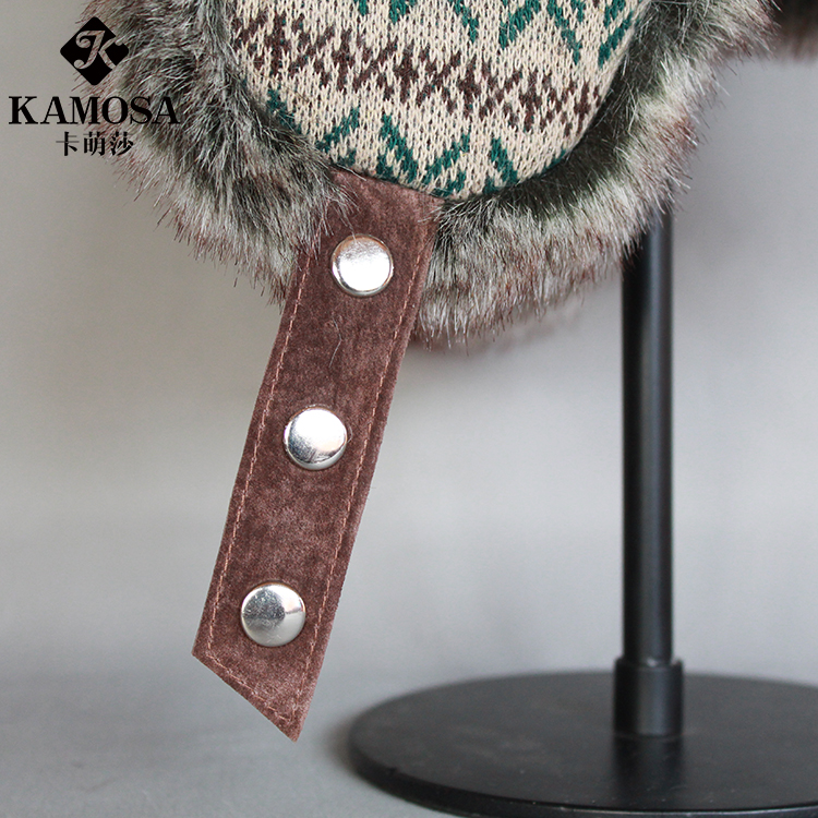 KAMOSA 新款男士女士兒童秋冬款韓版潮針織帽雷鋒帽飛行護耳帽子 | 蝦皮購物