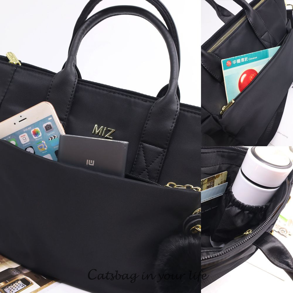 隔日到貨🔥 MIZZUE輕量尼龍托特包 多隔層托特包 女生手提包 0237 Catsbag Shop | 蝦皮購物