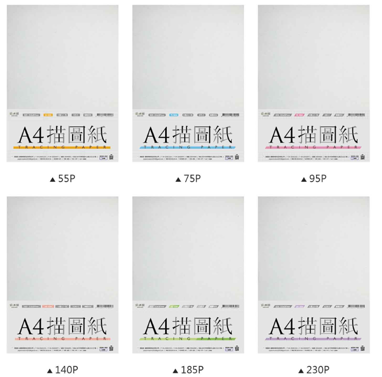 紙博館 A4/55P~230P 描圖紙.描寫紙.半透明紙.透寫紙 | 蝦皮購物