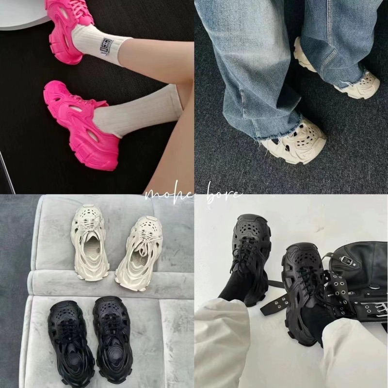 【YSHOP】 軟到沒話說 “巴黎平替款” 洞洞鞋（附鞋帶） 六款色系 踩屎感 舒適透氣 超軟 | 蝦皮購物