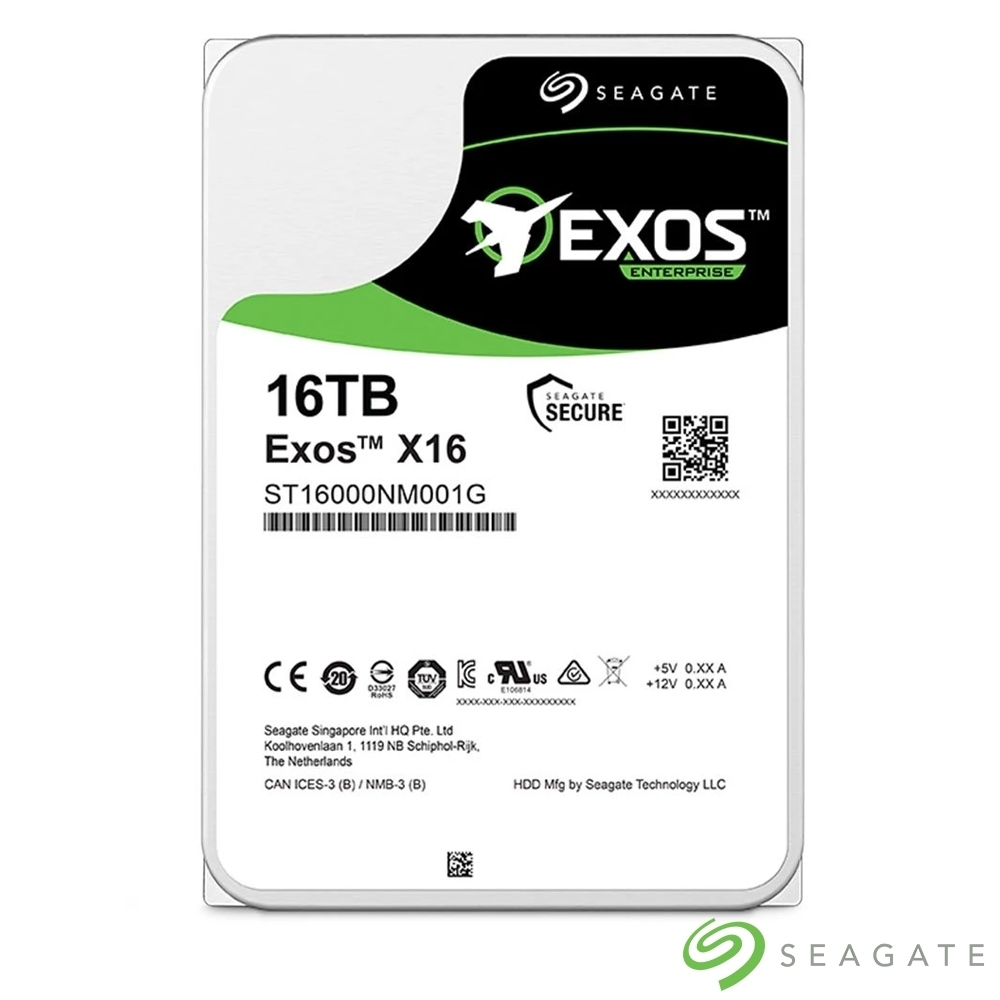 1年保固 Exos希捷16T 16TB 企業級銀河氦氣硬碟 X16 X18 16TB 桌電/監控/NAS | 蝦皮購物