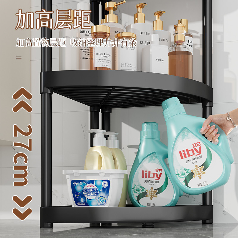 衛生間架子 置物架 落地式浴室三角架 夾縫收納架 神器廁所馬桶儲物架 轉角儲物三角架子 | 蝦皮購物