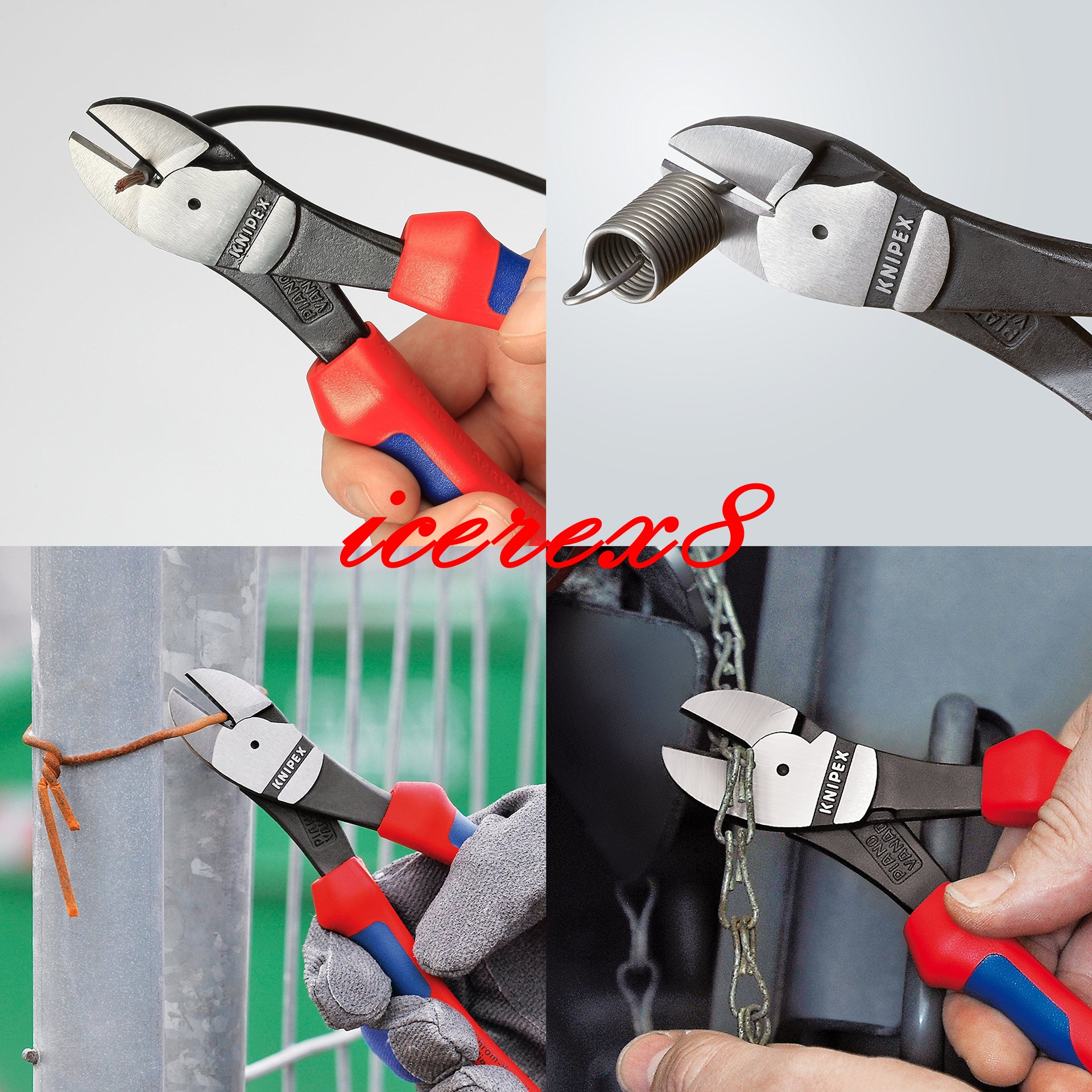【美德工具】 KNIPEX 74 02 250高槓桿強力斜口鉗(雙料舒適手柄)另有鍍鉻防銹版74 05 250 | 蝦皮購物