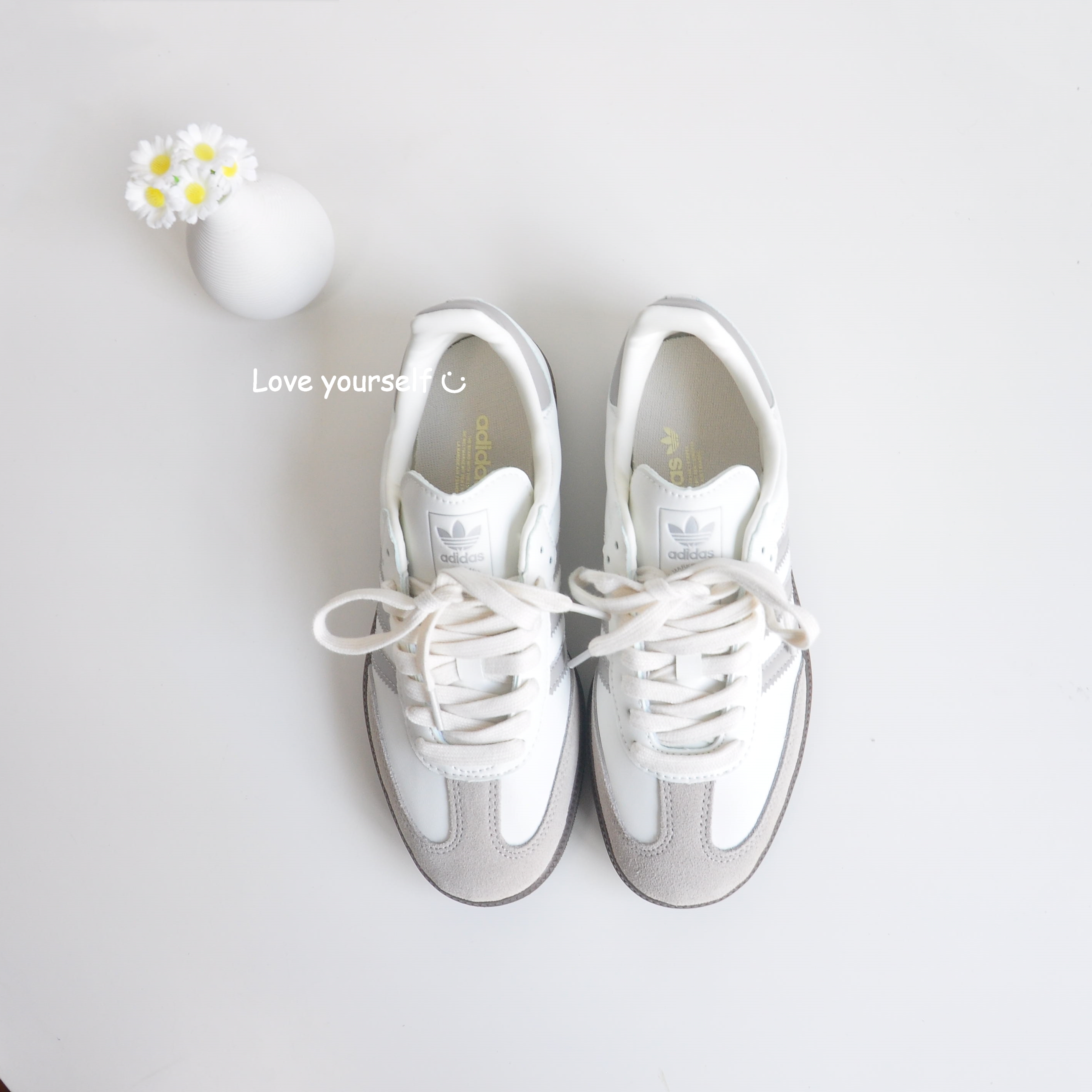 LY-ADIDAS SAMBA OG 牛奶白灰 米色 灰白 奶油色 德訓鞋 JH6479 IH4880 IH2751 | 蝦皮購物