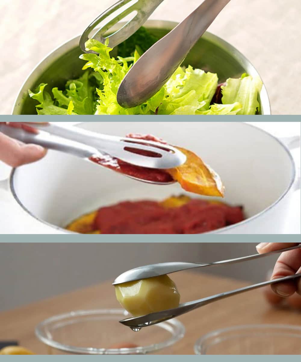 【YOSHIKAWA吉川】日本EATOCO不鏽鋼Hasam萬用料理夾 AS0011 日本製 食物夾 兩用夾(eatco) | 蝦皮購物