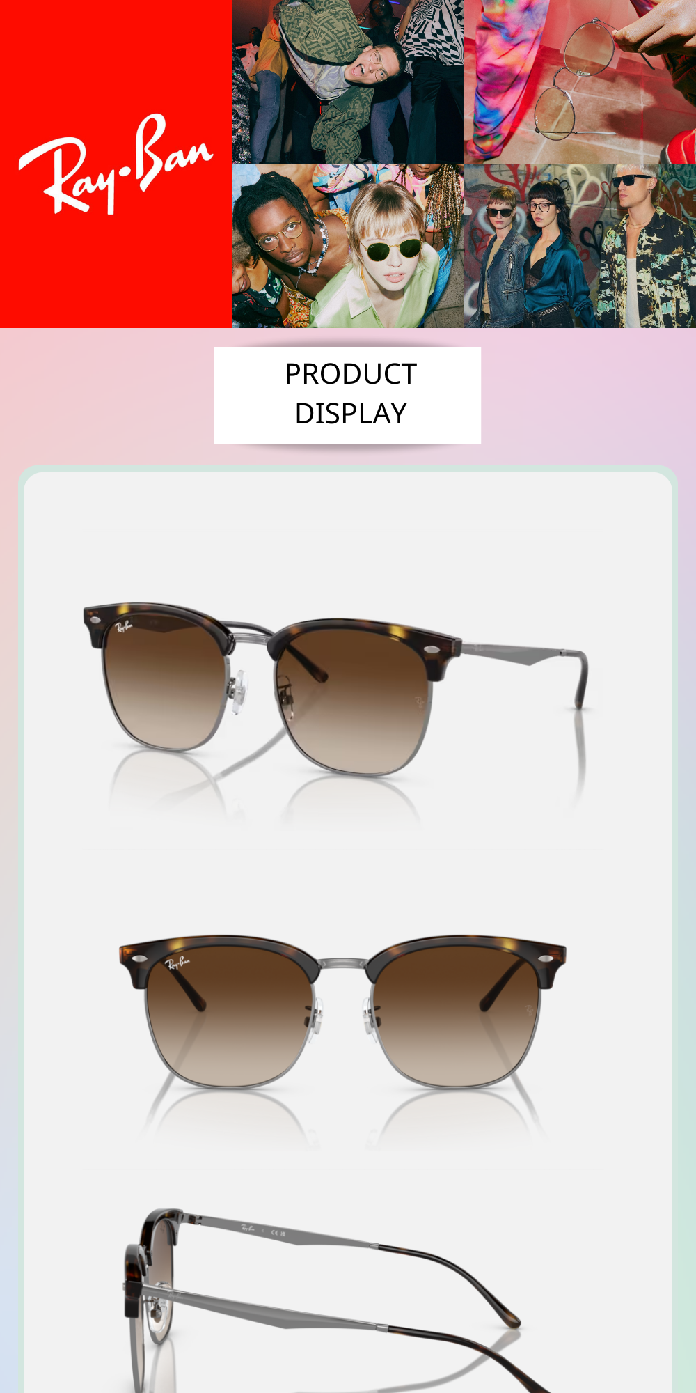 Ray Ban｜RB4418D-710/13 眉型偏光太陽眼鏡【葛洛麗雅眼鏡】 | 蝦皮購物