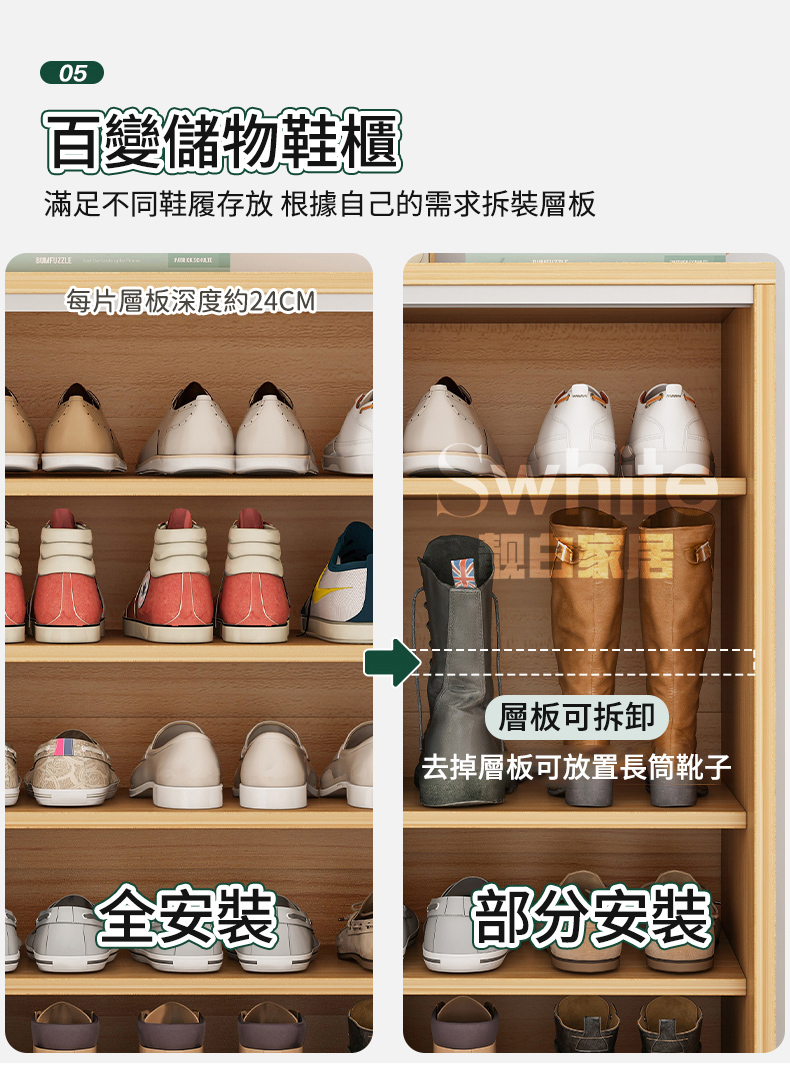 【台灣現貨】北歐風滑門鞋櫃 六層90公分 120公分 S162 (玄關櫃 收納櫃 置物櫃 鞋架 鞋櫃 櫥櫃) | 蝦皮購物