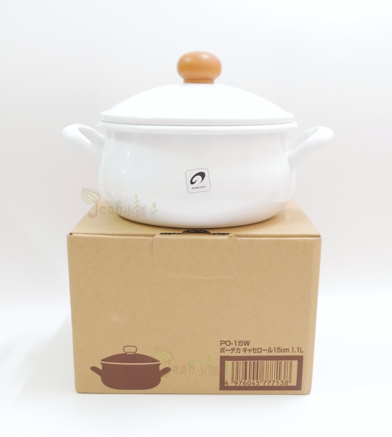 現貨 野田琺瑯 Pochka 雙耳琺瑯鍋 15cm PO-15W 日本製 小湯鍋 15公分 Noda Horo | 蝦皮購物