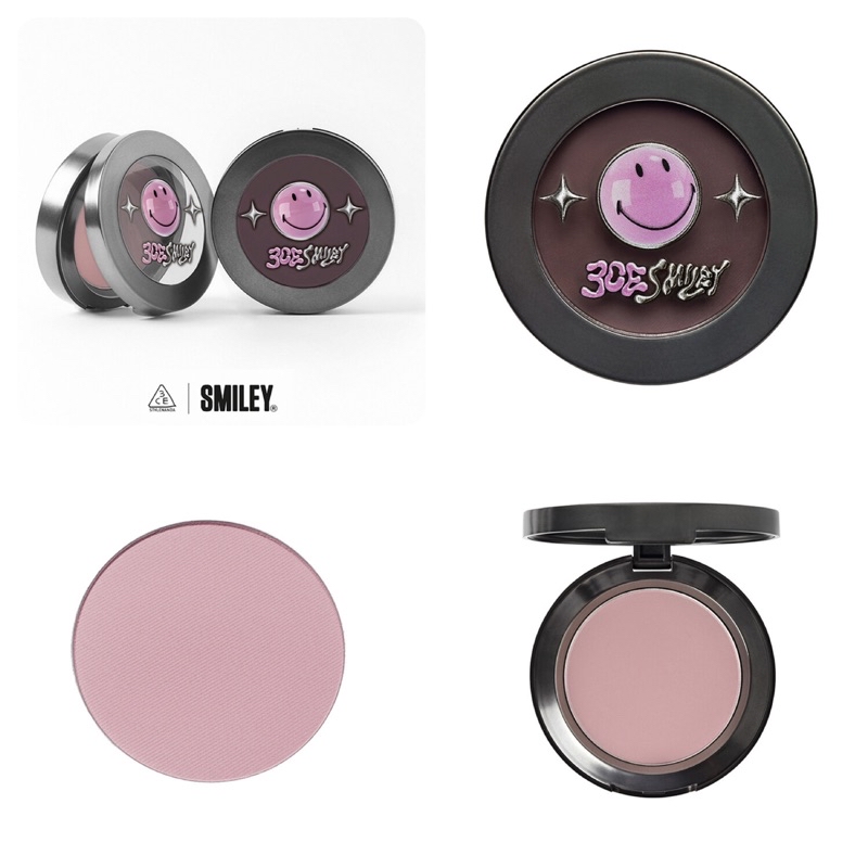 ️OaNa代購 ️ 3CE x SMILEY聯名款 9色眼影盤 12色眼影盤 絲絨唇釉 腮紅 啞光唇膏 | 蝦皮購物