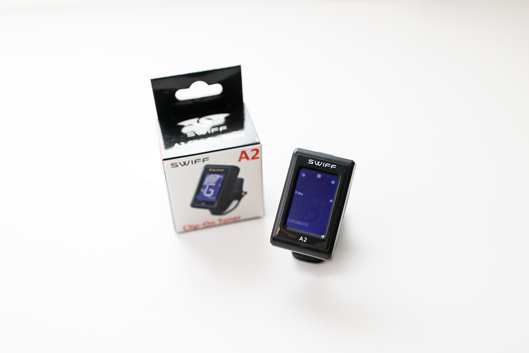 開發票送電池 ! SWIFF A2 調音器 吉他調音器 烏克麗麗調音器 夾式調音器 拇指琴 卡林巴 小提琴 | 蝦皮購物