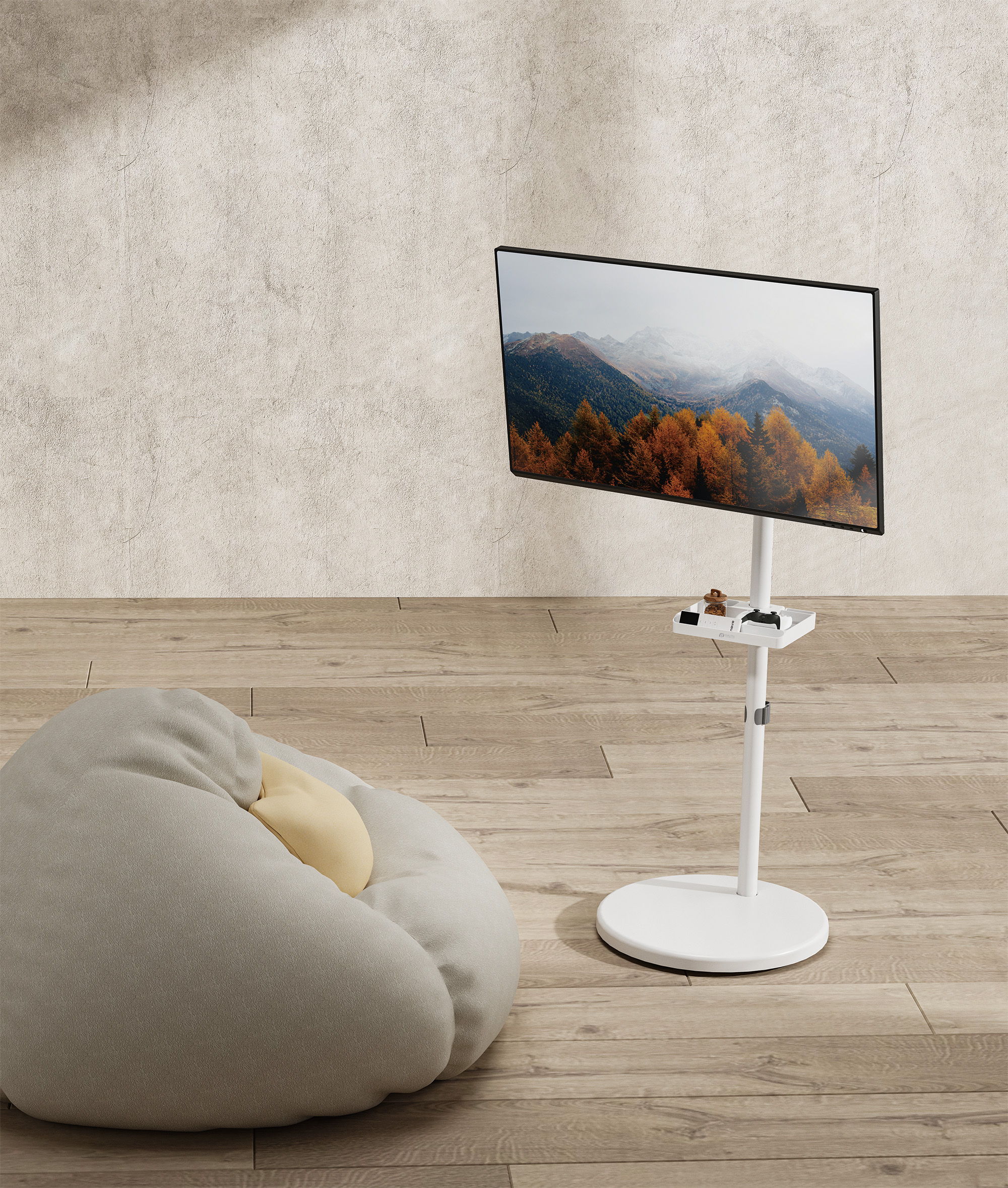 【瑞米 Raymii】 LSA-68 夾柱式柱上安裝收納托盤支架 收納托盤 收納架 柱上安裝 托盤支架 | 蝦皮購物