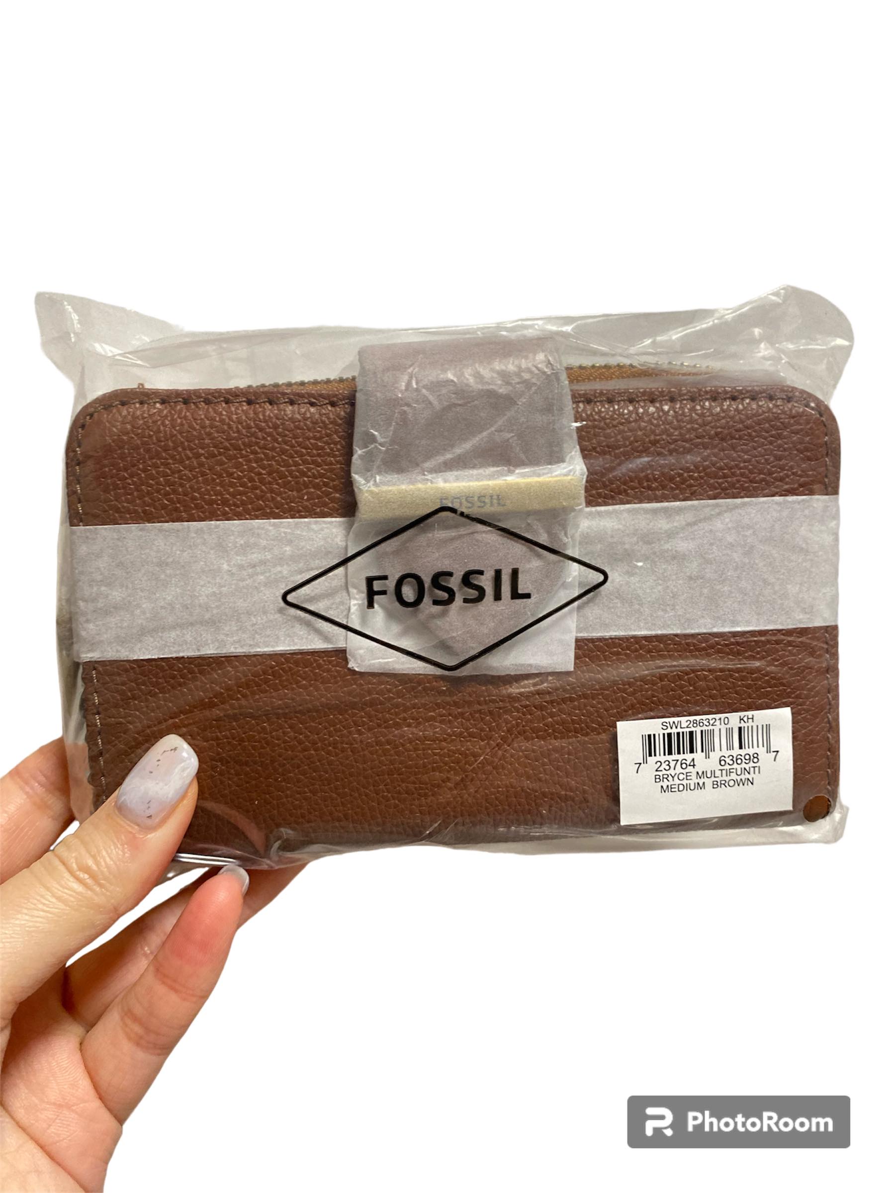 Fossil「台灣現貨 」-快速出貨Bryce Multifunti系列 棕色中夾 美國官網購入 | 蝦皮購物