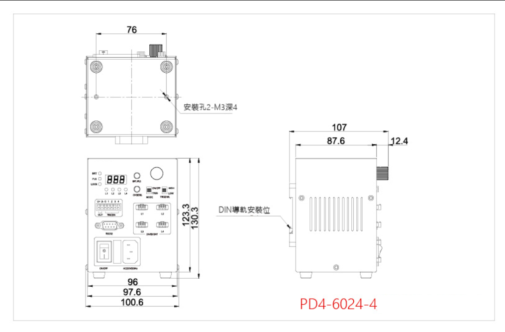 機器視覺 LED 光源控制器 4通道 PD4-6024-4 / HPBT3-6024-4 | 蝦皮購物