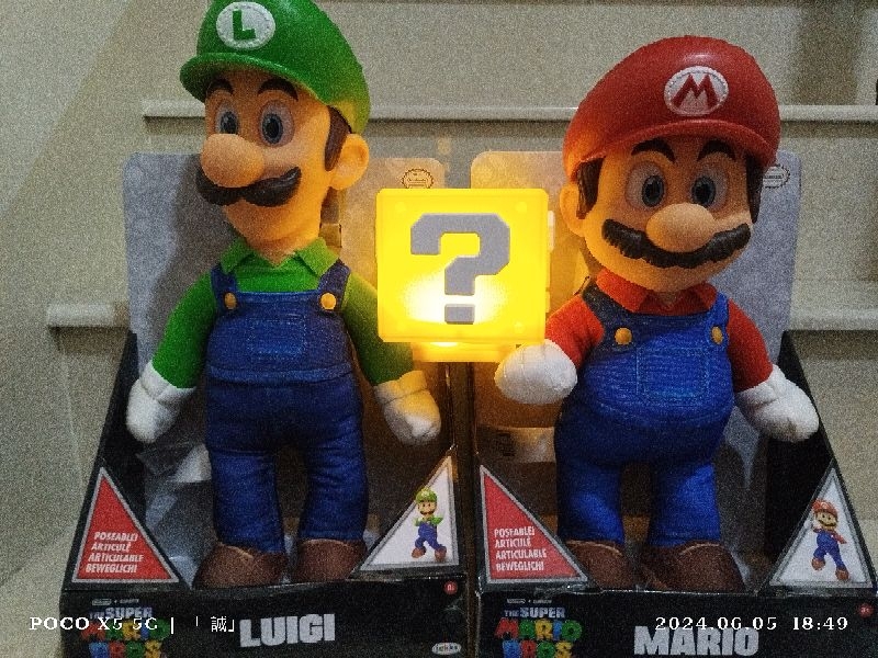 瑪莉歐 路易吉 任天堂 電影 12吋 公仔 玩偶 super mario lewis 瑪力歐 路易 任天堂 瑪莉歐 問號 | 蝦皮購物