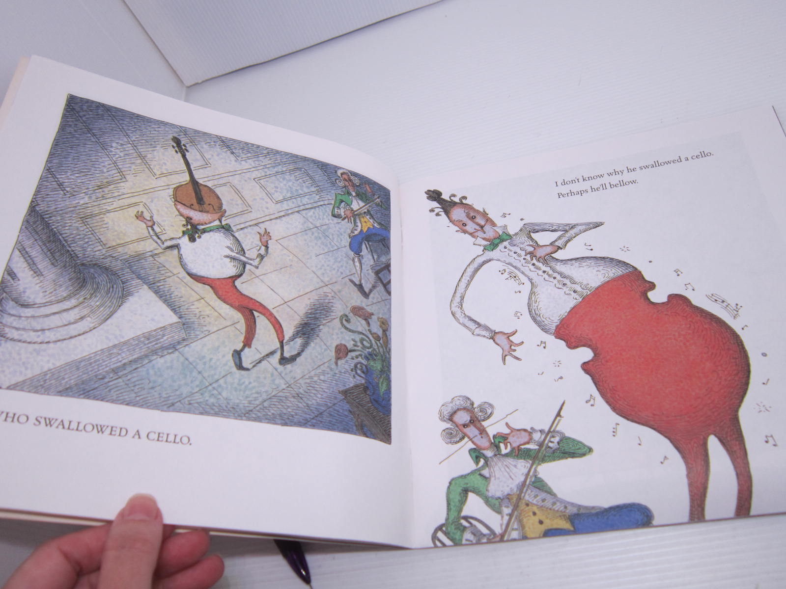 「二手書」Scholastic I Know a Shy Fellow Who Swallowed a Cello 英文 | 蝦皮購物