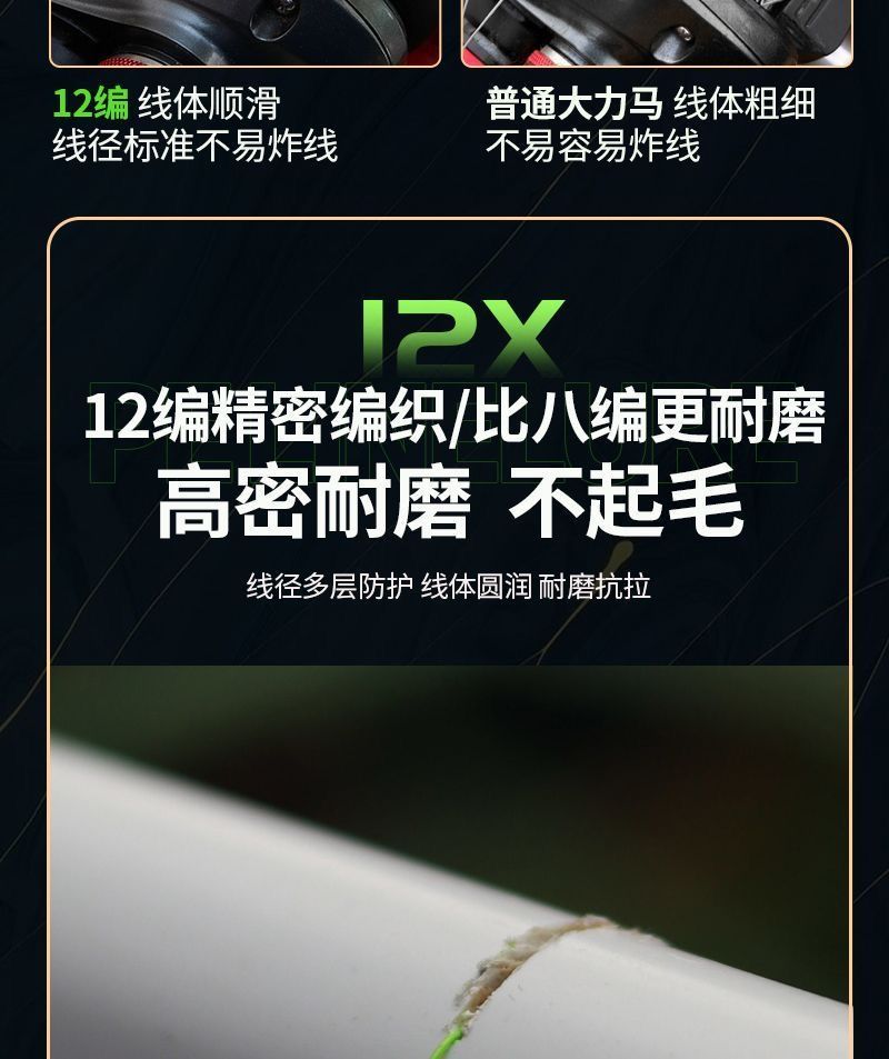 台灣熱銷+免運 500米12編ygkpe線路亞專用pe線主線8編超遠投雷強大力馬魚線 | 蝦皮購物