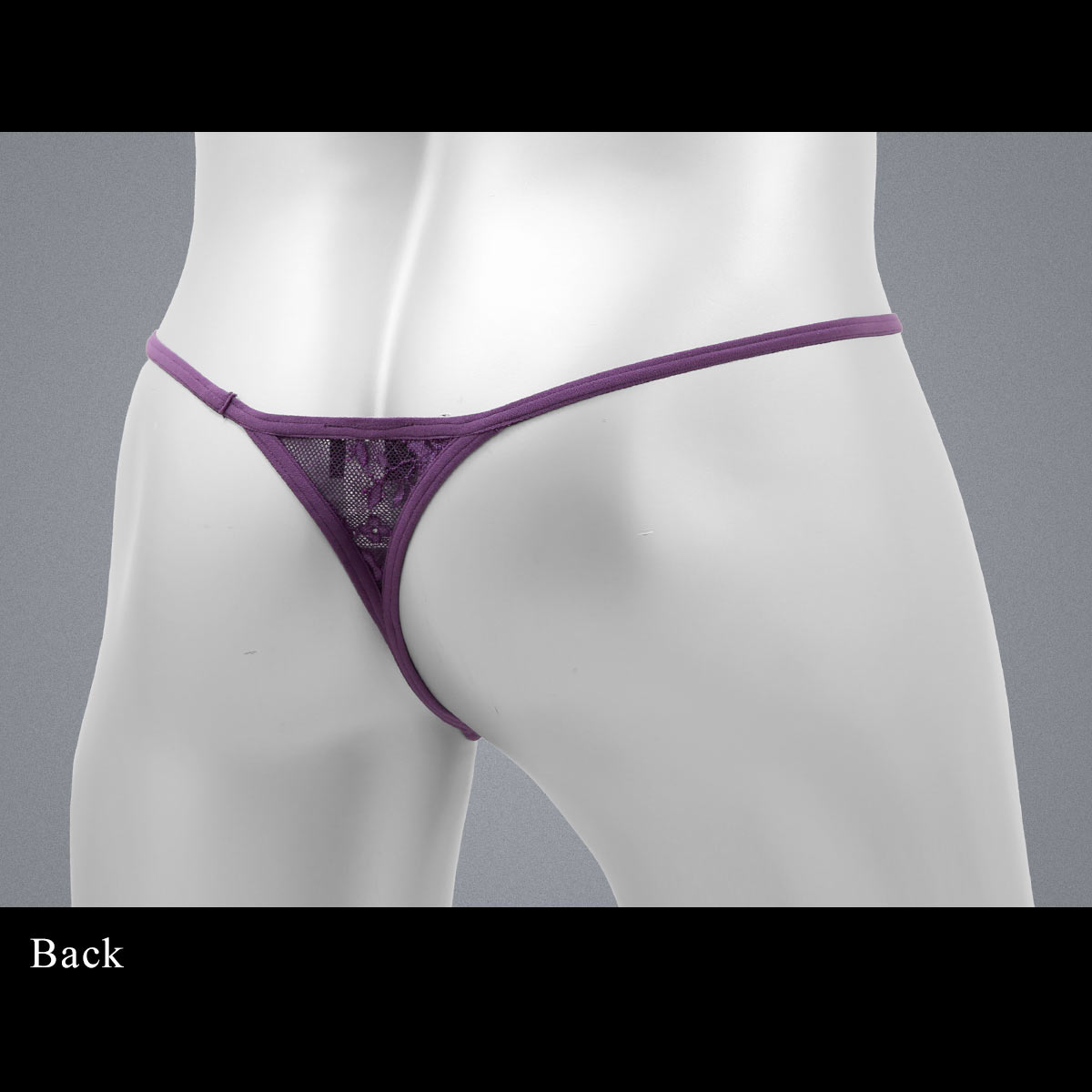 HIMICO男士內褲柔軟舒適全蕾絲鏤空透明誘惑性感透薄丁字T褲U001(C2223HMU001TB)(日本直郵)1 | 蝦皮購物