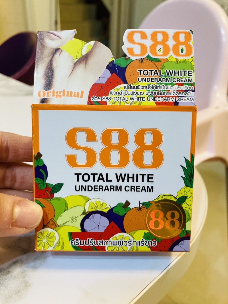 現貨出清- Total White Underarm Cream S88 腋下美白霜 泰國 35g | 蝦皮購物