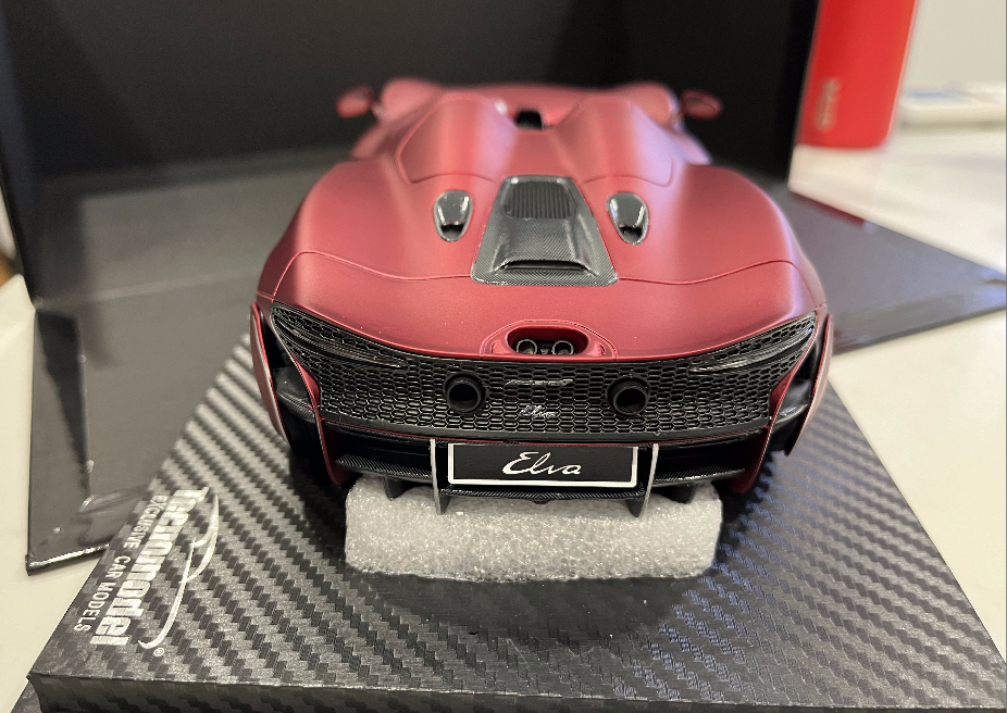 全新1:18 Tecnomodel 1:18 Mclaren Elva 2022 消光紅 樹脂車 | 蝦皮購物
