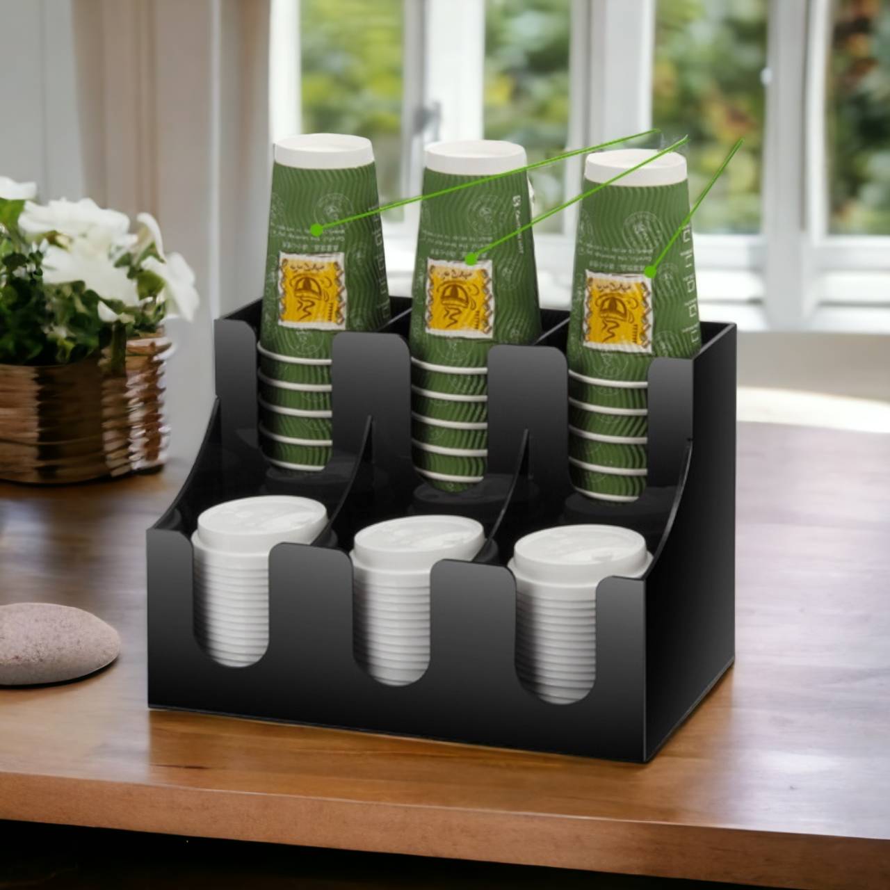【喜奈而】杯架 一次性紙杯架【快速出貨】多種規格 壓克力 多功能 吸管 紙巾架 紙杯收納架 紙杯架 吧檯收納 收納 | 蝦皮購物