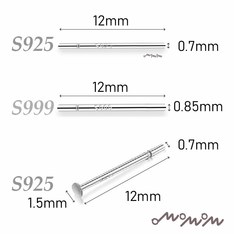 925/999純銀耳棒 養耳洞 養耳棒 抗過敏 耳針耳釘 足銀耳環純銀 小耳環 韓國 中性耳環 男耳環女 小飾嗡嗡嗡 | 蝦皮購物