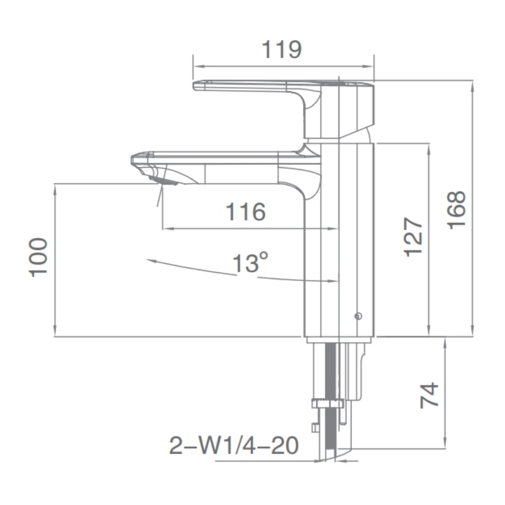 【米多里】低主體單孔面盆龍頭 HMF115-111+P3A | 蝦皮購物