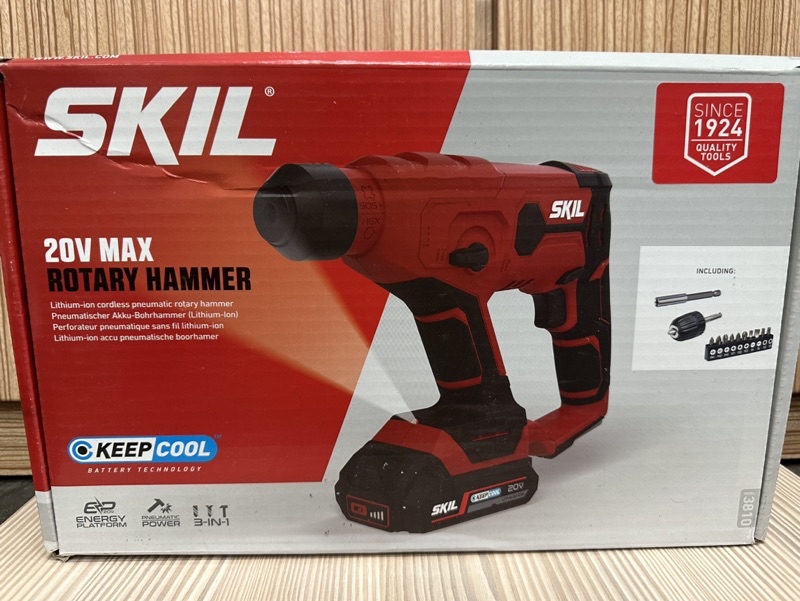 Devon大有製造Skil世紀3810有刷鋰電20v多功能衝擊電錘鑽小體積大功率強勁耐用快換四溝鑽尾水泥牆工地鑿切好幫手 | 蝦皮購物