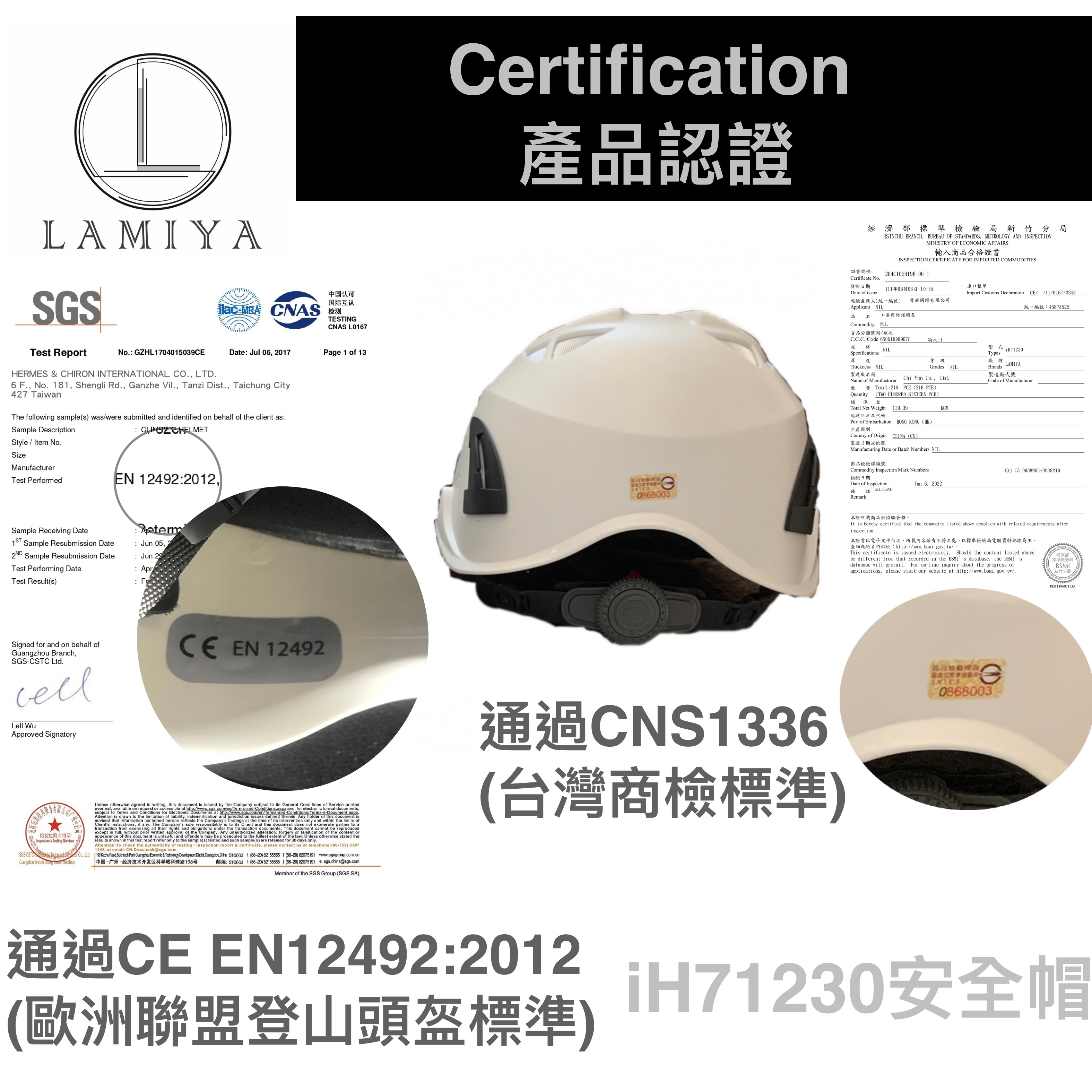 工業用防護頭盔 攀岩 登山 馬術 自行車 工地安全帽 工程帽 CNS1336認證 歐規EN12492 含稅可開發票 | 蝦皮購物