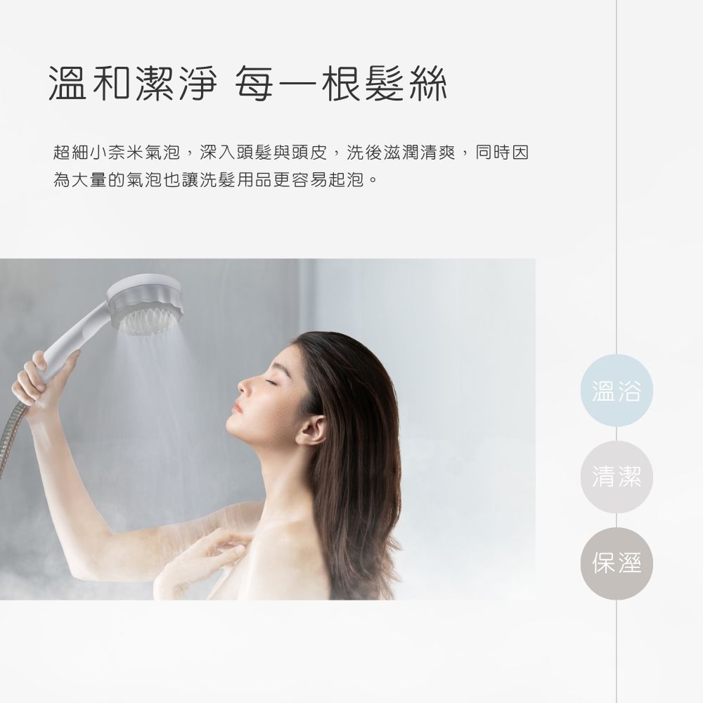MIZSEI 奈米氣泡美肌蓮蓬頭-日本製-BUBBLY MISTY SH23W-SN(基本款)-經典白色 | 蝦皮購物