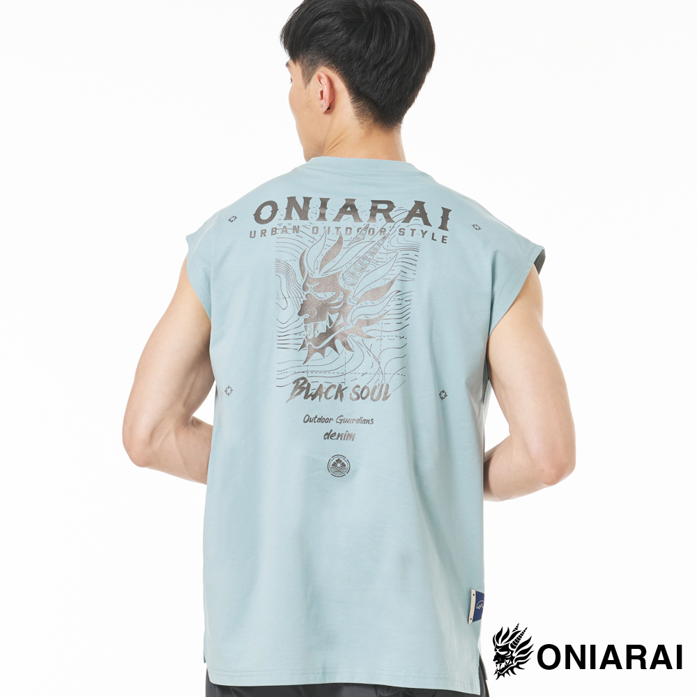 BLUE WAY 鬼洗 ONIARAI - 男款 極致工藝城市戶外等高線寬肩背心(灰綠) | 蝦皮購物