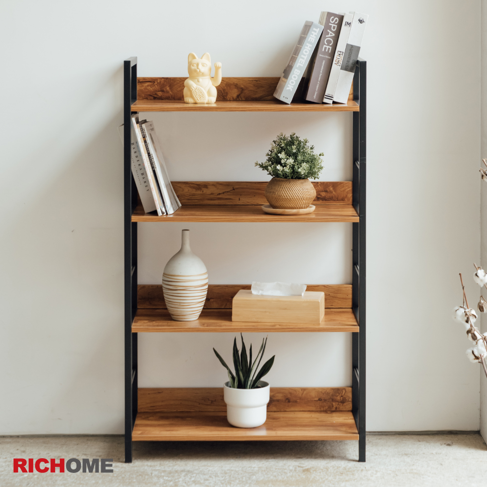 RICHOME 福利品 SH-516 傑菲 三層架 四層架 五層架 書架 收納架 層架 置物架 置物櫃 展示櫃 書櫃 | 蝦皮購物