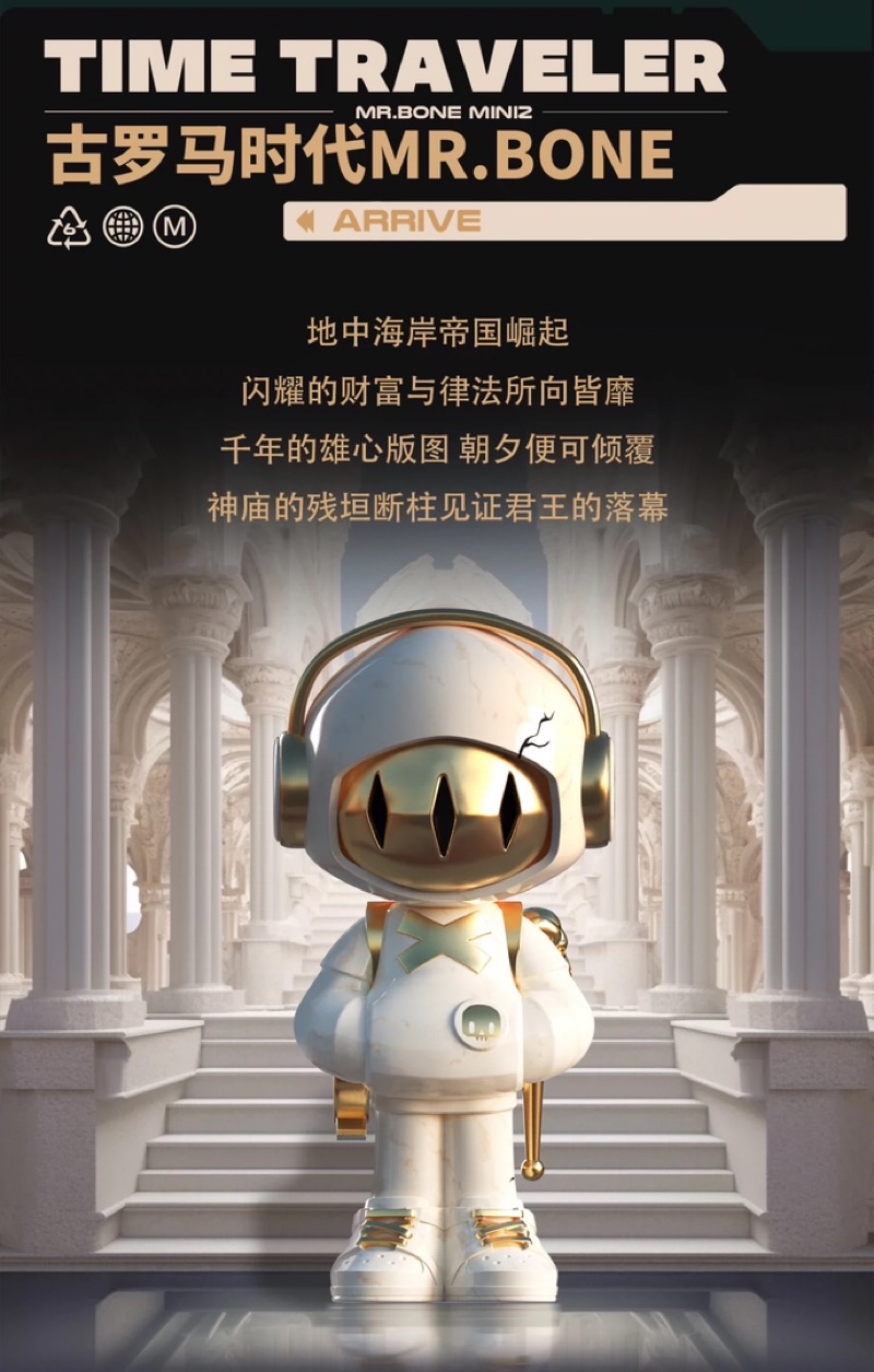 正版 MR.BONE MINI 2代 骨頭先生 時空之旅系列 盲盒 盲抽 生日禮物 交換禮物 | 蝦皮購物